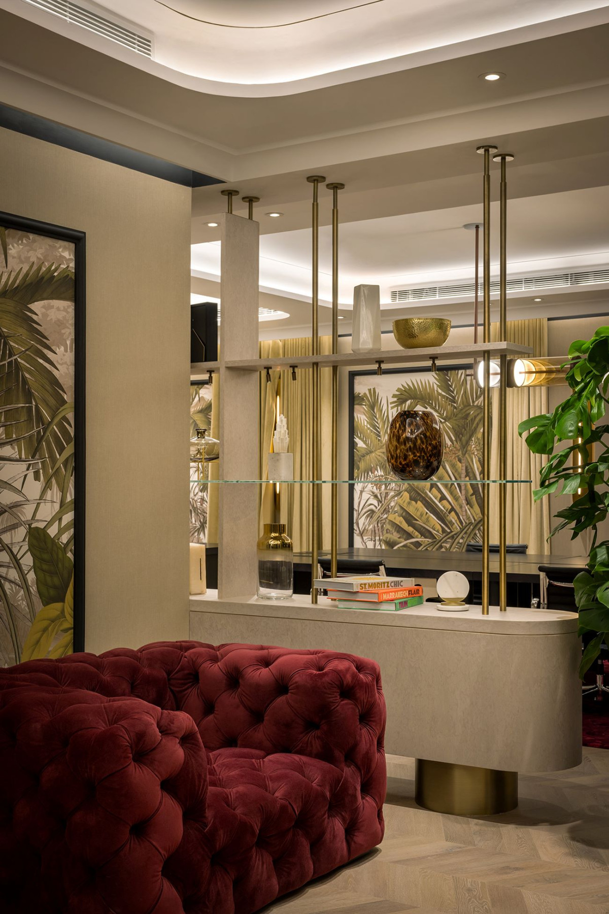 Biuro jak lobby w luksusowym hotelu